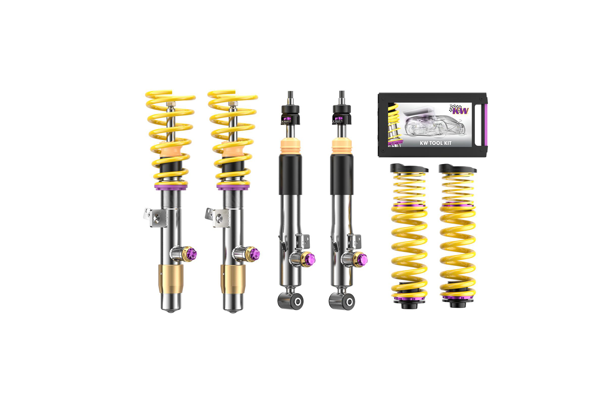 Porsche 911 992.1 KW Suspension – Street Performance Coilover V4